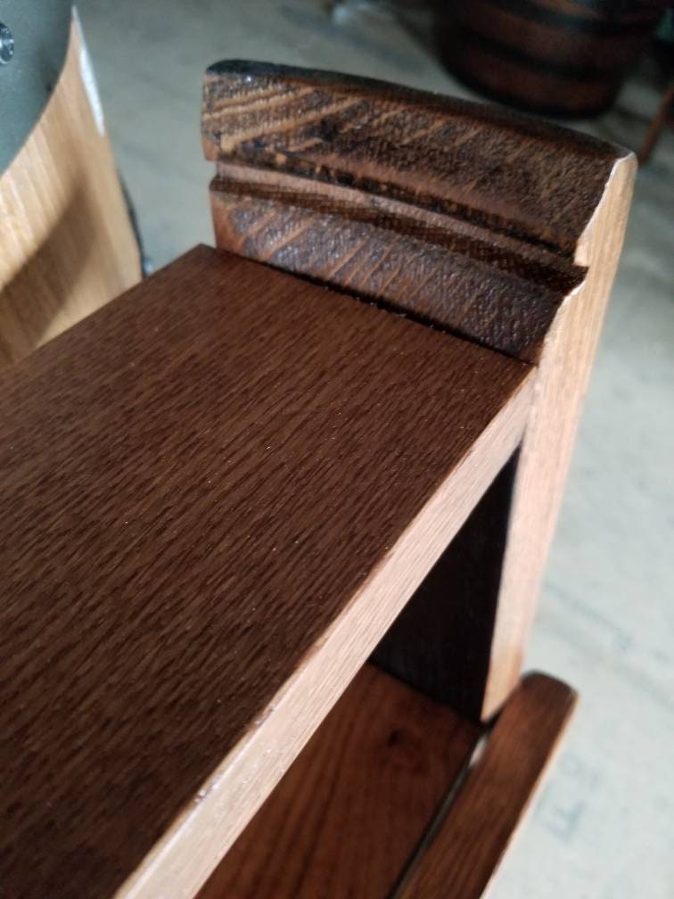 Display Rack / Spice Rack Made From Bourban Barrel Staves | Etsy