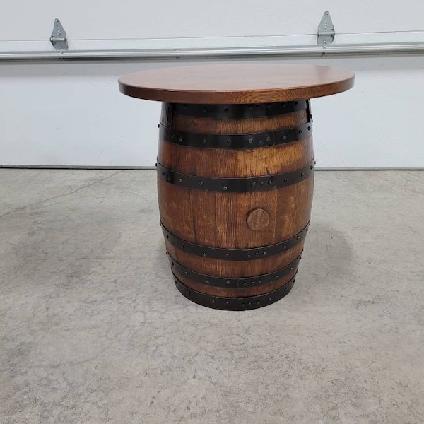 Barrel End Table - Etsy