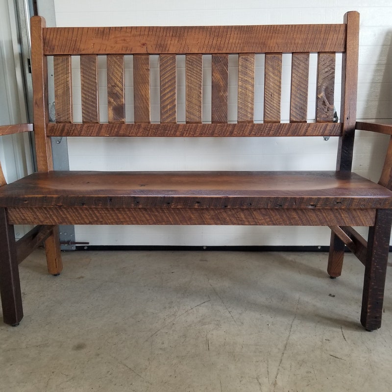 Rustic Wood Benches - Etsy