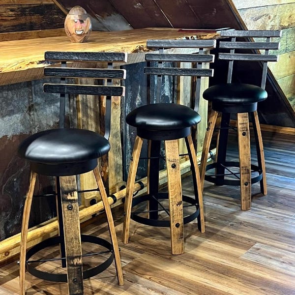 Barrels Stave Stools - Etsy