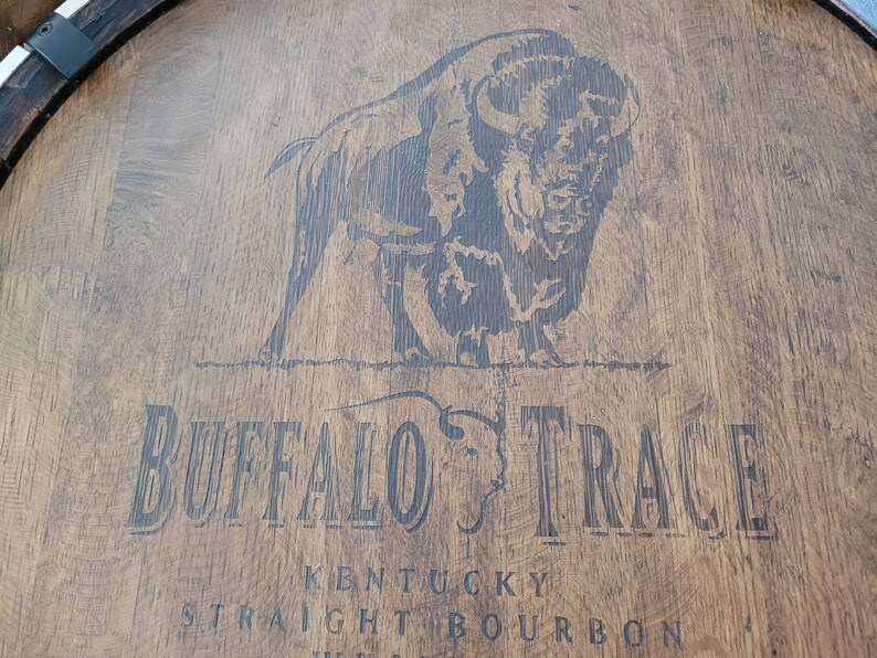 Branded Whiskey Barrel Table With Reclaimed Wood Top and Chairs - Etsy