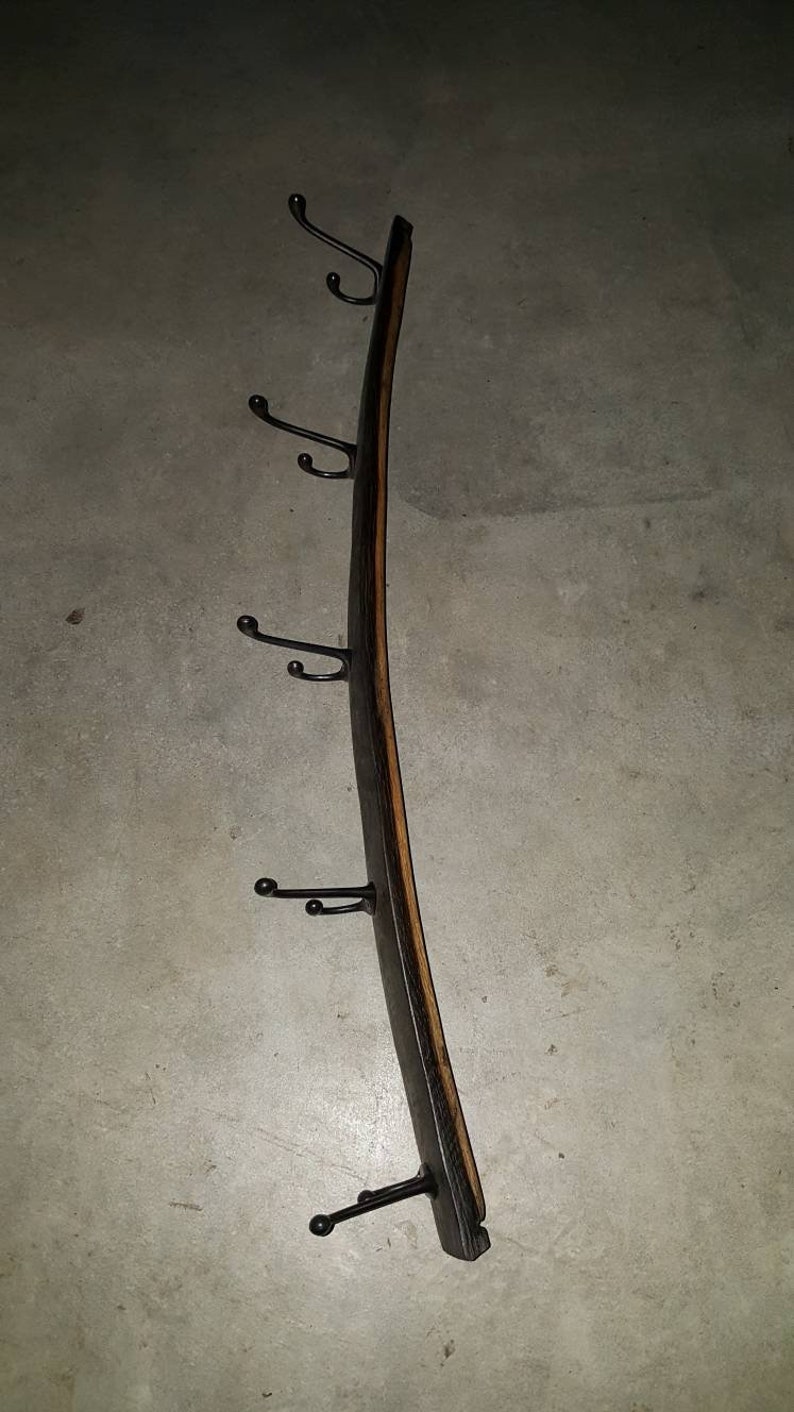 Whiskey Barrel Stave Coat Rack Made in the USA - Etsy