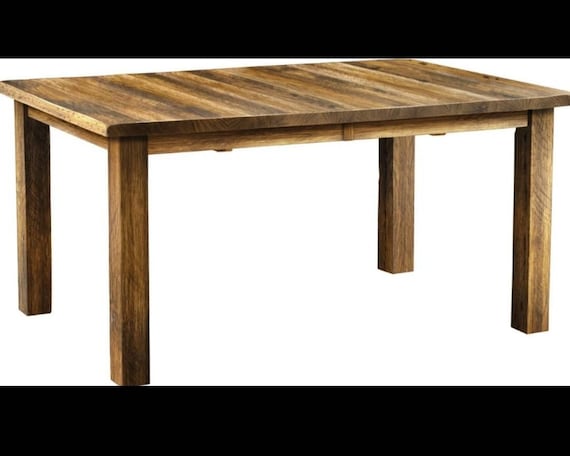 Reclaimed Barnwood Leaf Table Free Shipping | Etsy