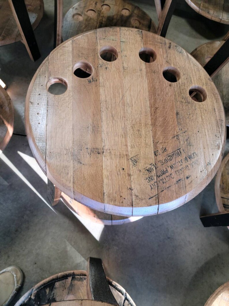 Whiskey Barrel Stave Pool Cue Rack Made With Authentic Barrel - Etsy