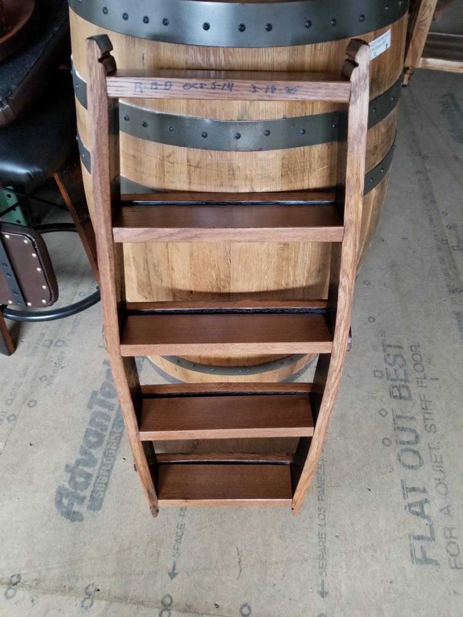 Display Rack / Spice Rack Made From Bourban Barrel Staves | Etsy