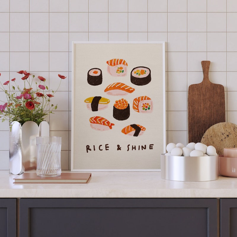 Sushi Poster - Etsy