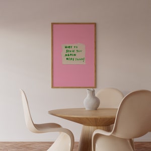 Bar, Restaurant, and Coffee Shop Thank You Sign Wall Art | Handwriting ...
