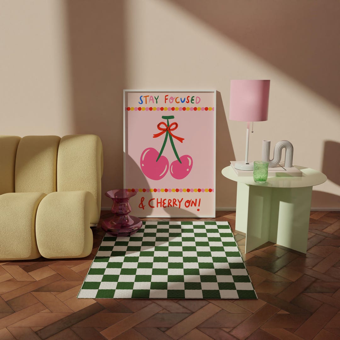 Cherry on Quotes Poster | Coquette Quotes Wall Art | Motivational ...