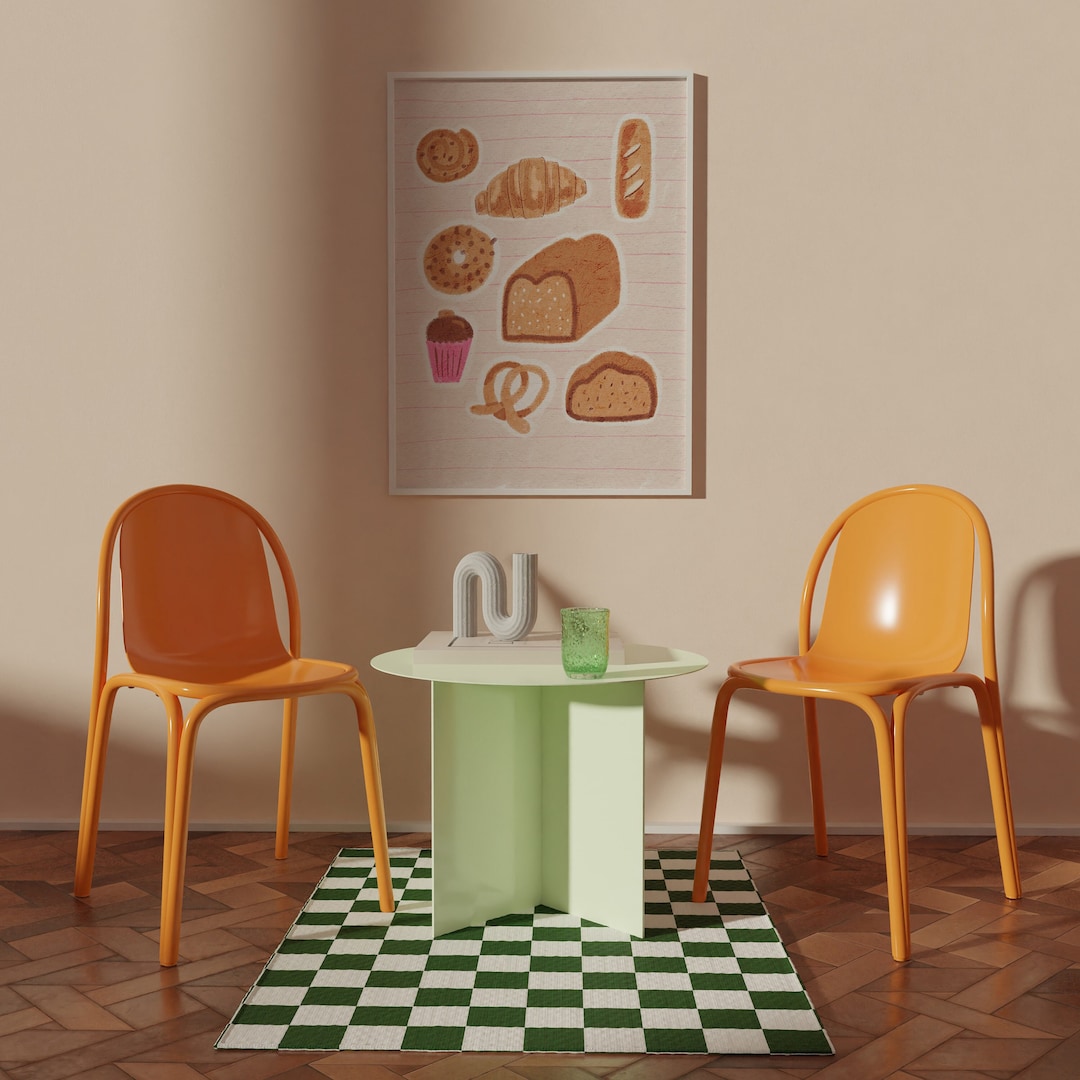 Bread Poster Printable Art for Kitchen, Restaurant, Bakery, Cafe ...