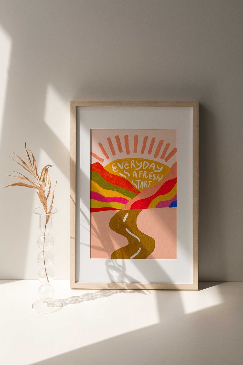 Motivational Quotes Poster | Colorful Wall Art | Pink Self Love Print ...