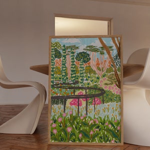 Forest in Batu Malang Indonesia Oil Pastel Painting | East Java Scenery ...