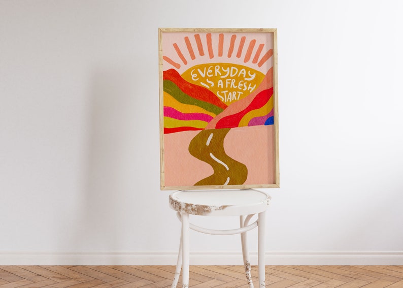 Motivational Quotes Poster | Colorful Wall Art | Pink Self Love Print ...
