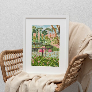 Forest in Batu Malang Indonesia Oil Pastel Painting | East Java Scenery ...