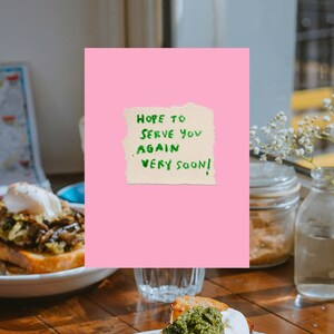 Bar, Restaurant, and Coffee Shop Thank You Sign Wall Art | Handwriting ...