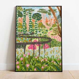 Forest in Batu Malang Indonesia Oil Pastel Painting | East Java Scenery ...