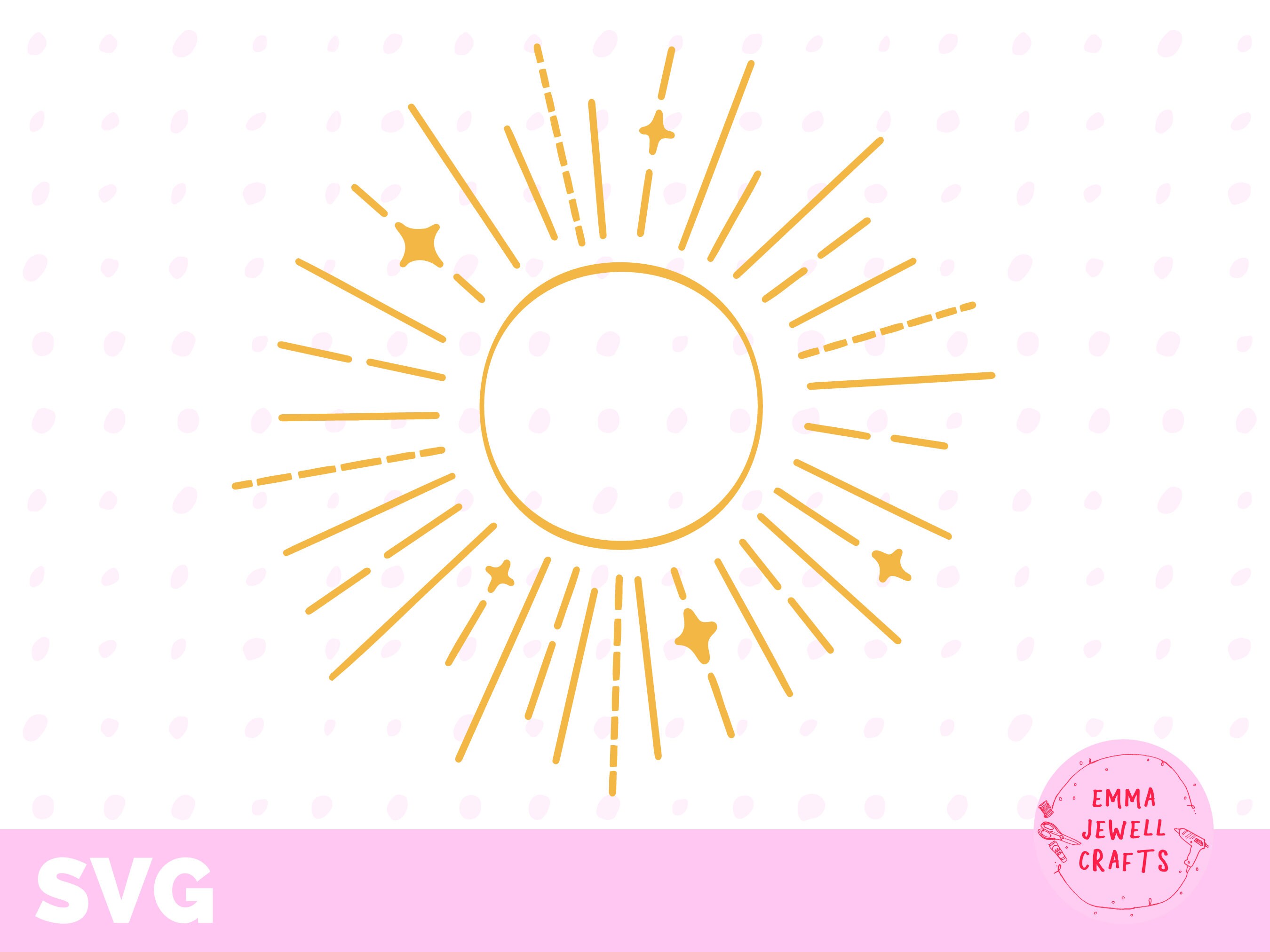 Sunburst SVG, Celestial, Magic Wall Decal, T-shirt Design. Cut File for ...