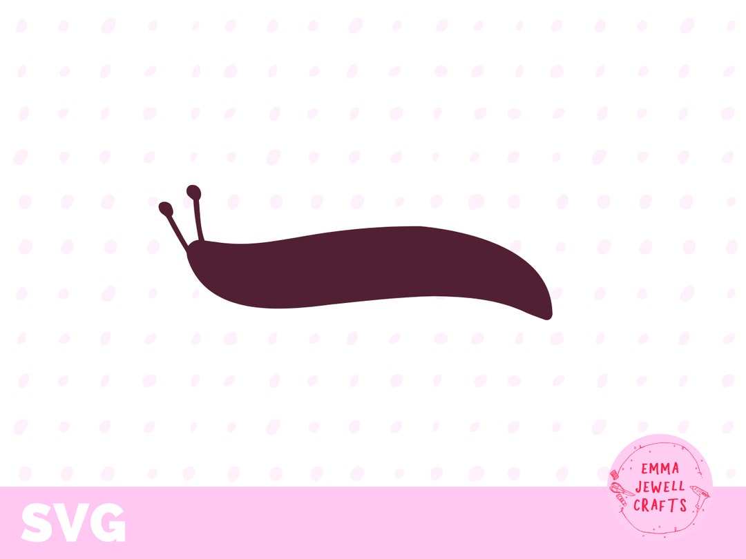 Slug SVG, Cute T-shirt, Wall Decal SVG, Cut File for Cricut, Silhouette ...