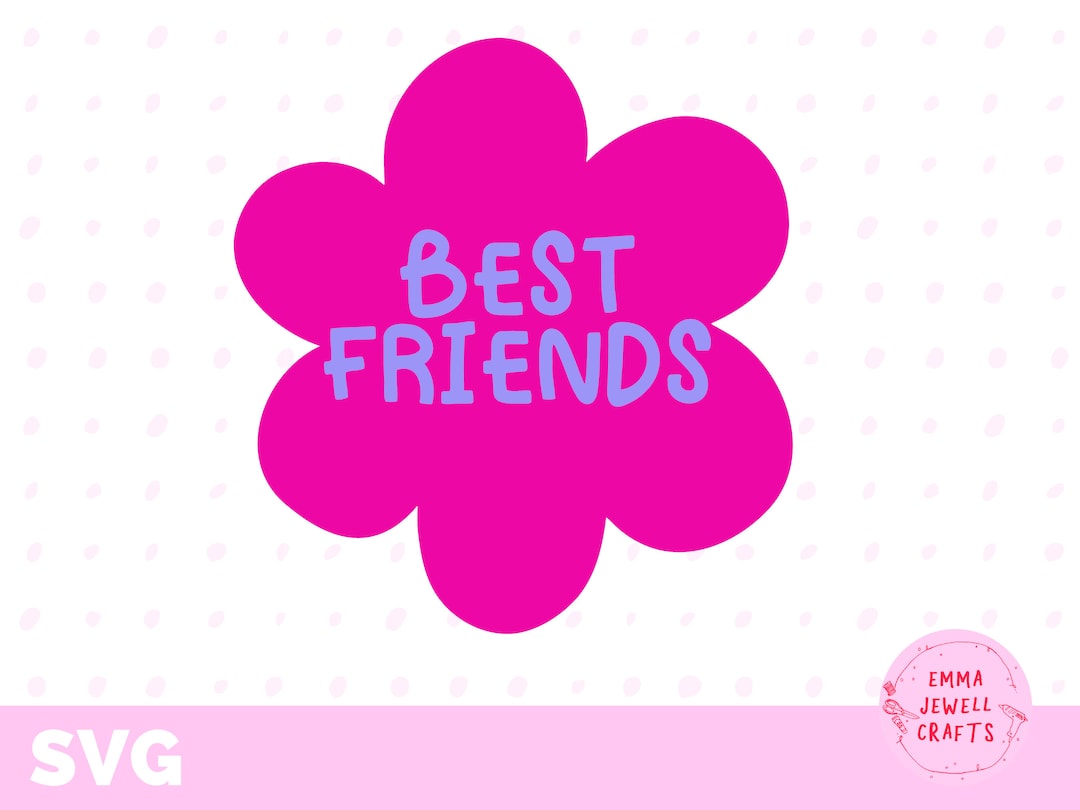 Best Friends SVG, BFF T-shirt Design. Cut File for Cricut, Silhouette ...