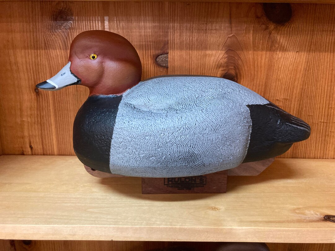 Redhead Gunning Cork Decoy - Etsy