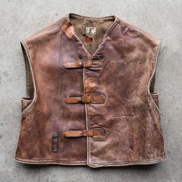 Leather Jerkin - Etsy