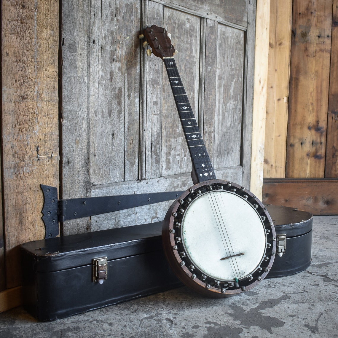 Vintage Antique 20's British the Windsor Banjo Case 5 | Etsy