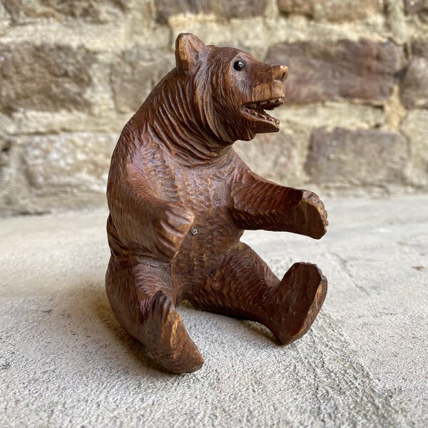 Hand Carved Bears - Etsy