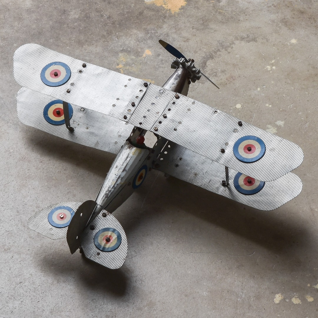 Antique Vintage 30s 1930s Meccano Tin Toy Plane Airplane Boys - Etsy