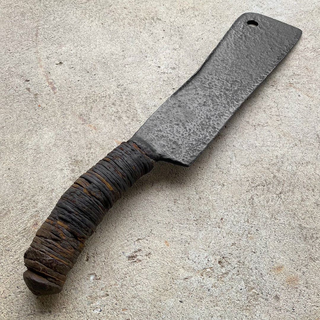 Antique Vintage 1800s 19th Century Butcher Cleaver Knife Ax Axe Tool ...