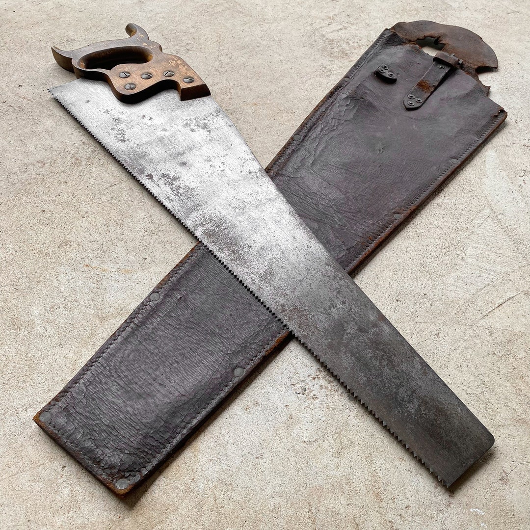 Antique Vintage 30s 1930s British Spear Jackson Hand Saw Tool Sheffield ...