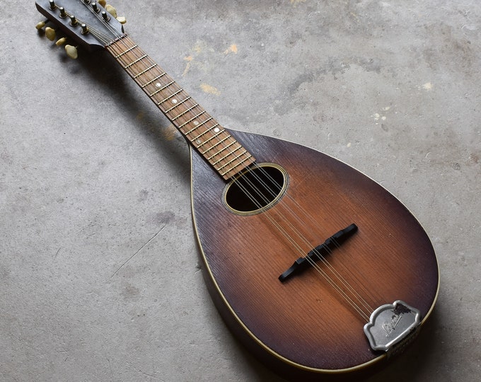 Vintage 1950 50s Levin Model 46 Mandolin Instrument Luthier String ...