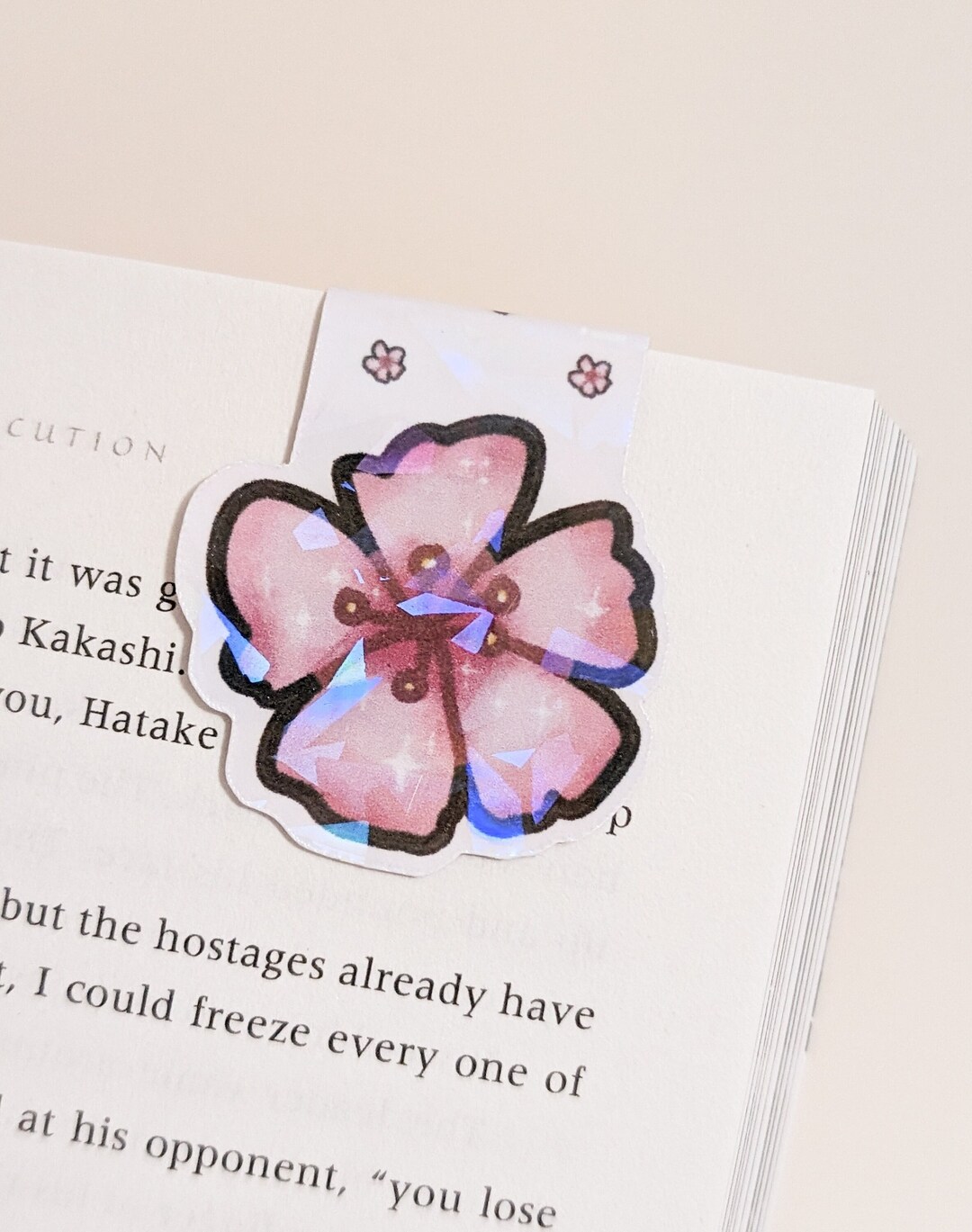 Sakura Magnet Bookmark, Cute Cherry Blossom Gift, Kawaii Bookmark ...