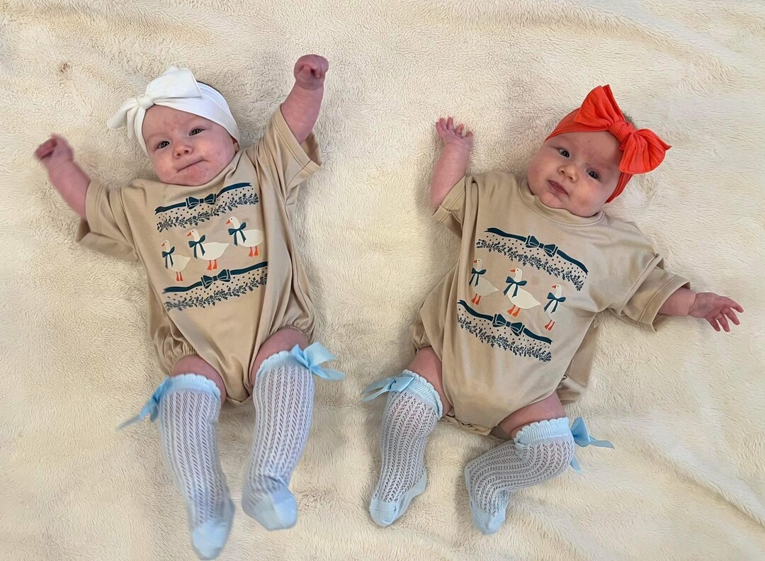 Goose Bubble Romper: Cottagecore Bubble Romper for Infants and Toddlers ...