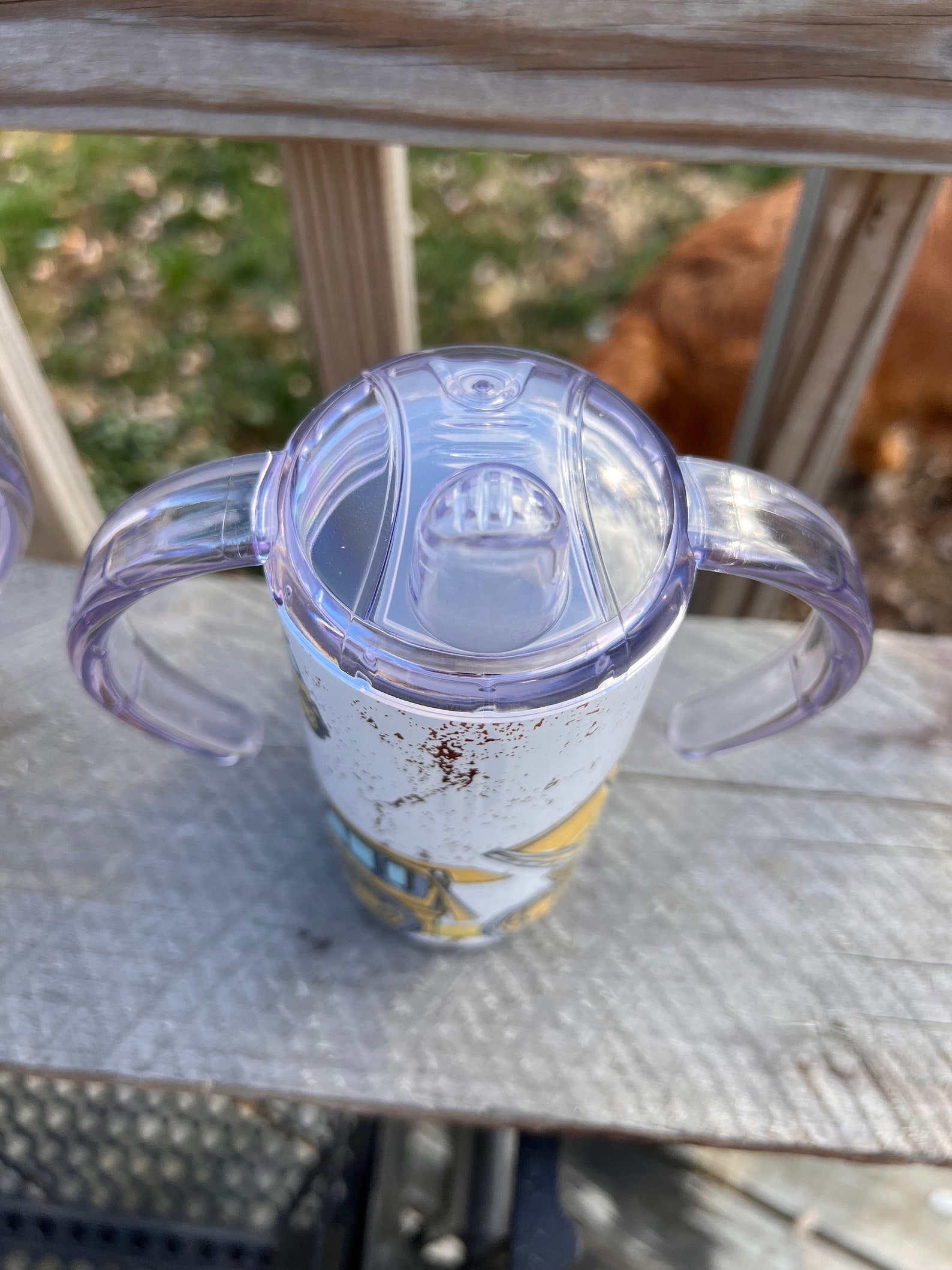 Kids Sippy Cup Baby Boy Cup Boy Truck Cup Dual Lid Sippy - Etsy