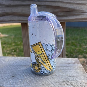 Kids Sippy Cup | Baby Boy Cup | Boy Truck Cup | Dual Lid Sippy | Truck ...