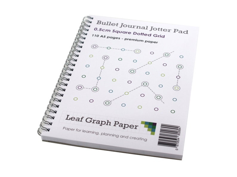 A5 Bullet Journal 110 Pages 100gsm Paper 5mm Dotted Grid - Etsy