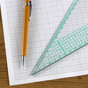 A3 Graph Paper Pack 0.1cm 1mm Square 30 Loose-leaf Sheets - Etsy