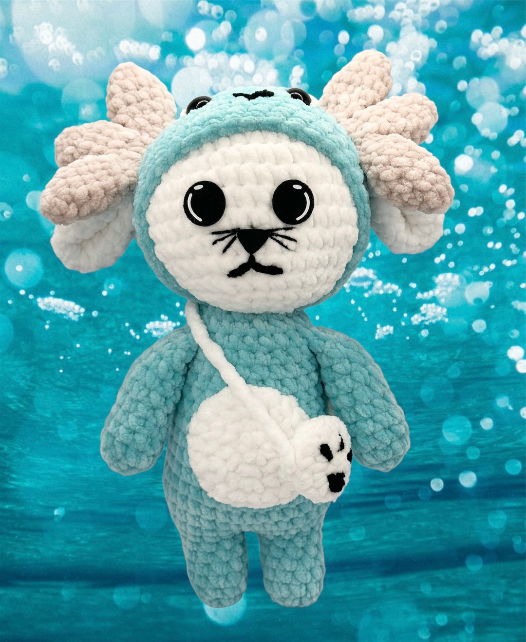 PDF Pattern Only Myca the Axolotl /kitty in a Costume Series - Etsy