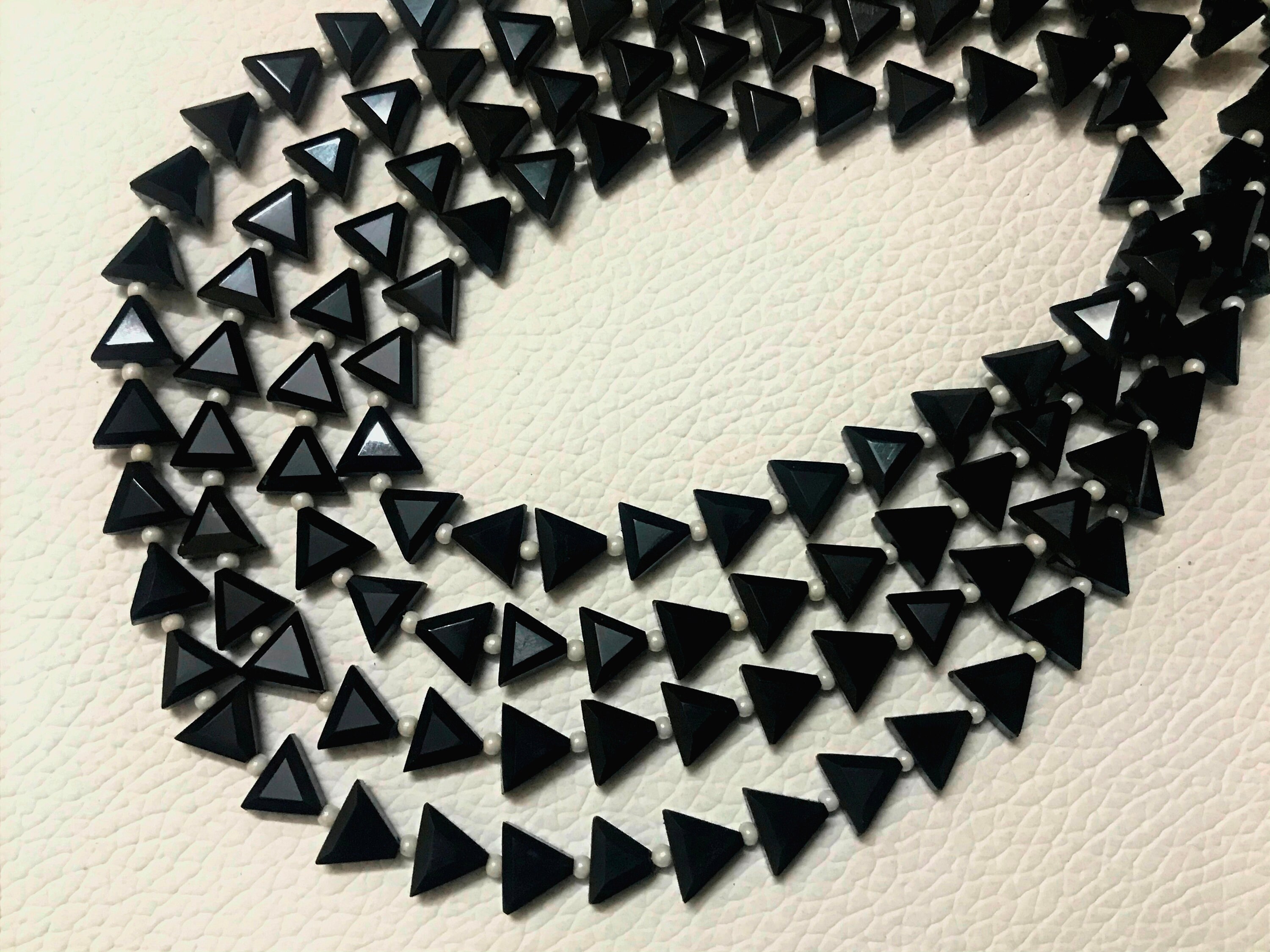 AAA Grade BLACK ONYX Step cut Faceted Triangle shape Briolette | Etsy