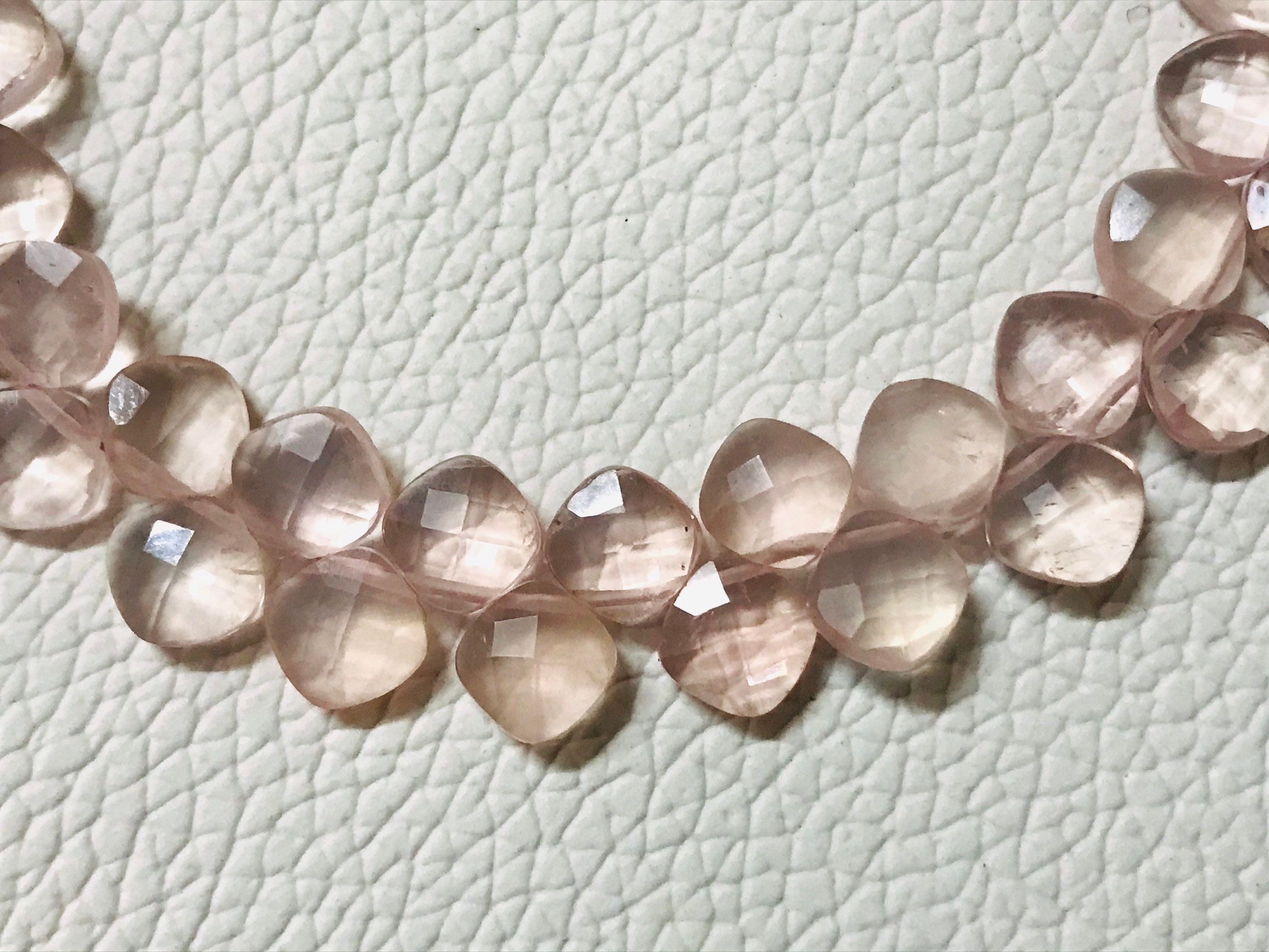 AAA Grade ROSE QUARTZ Cushion Diamond cut Faceted Rounded | Etsy