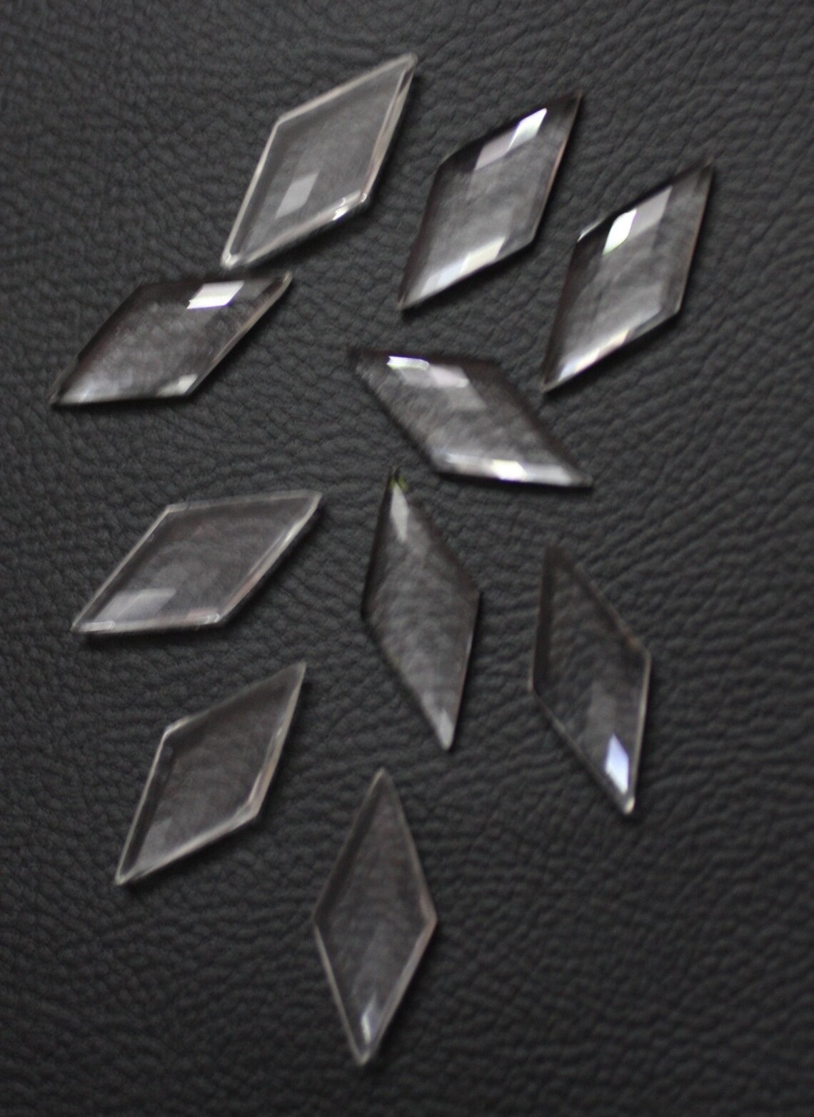 AAA Unique 4 Pieces Natural Crystal Faceted Long Quadrilateral - Etsy