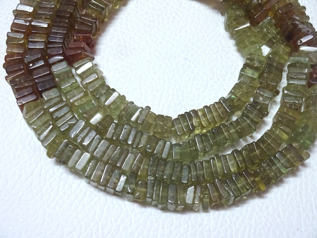 16 Strand of AAA Quality Vessonite Heishi Beads, Brides, Natural ...