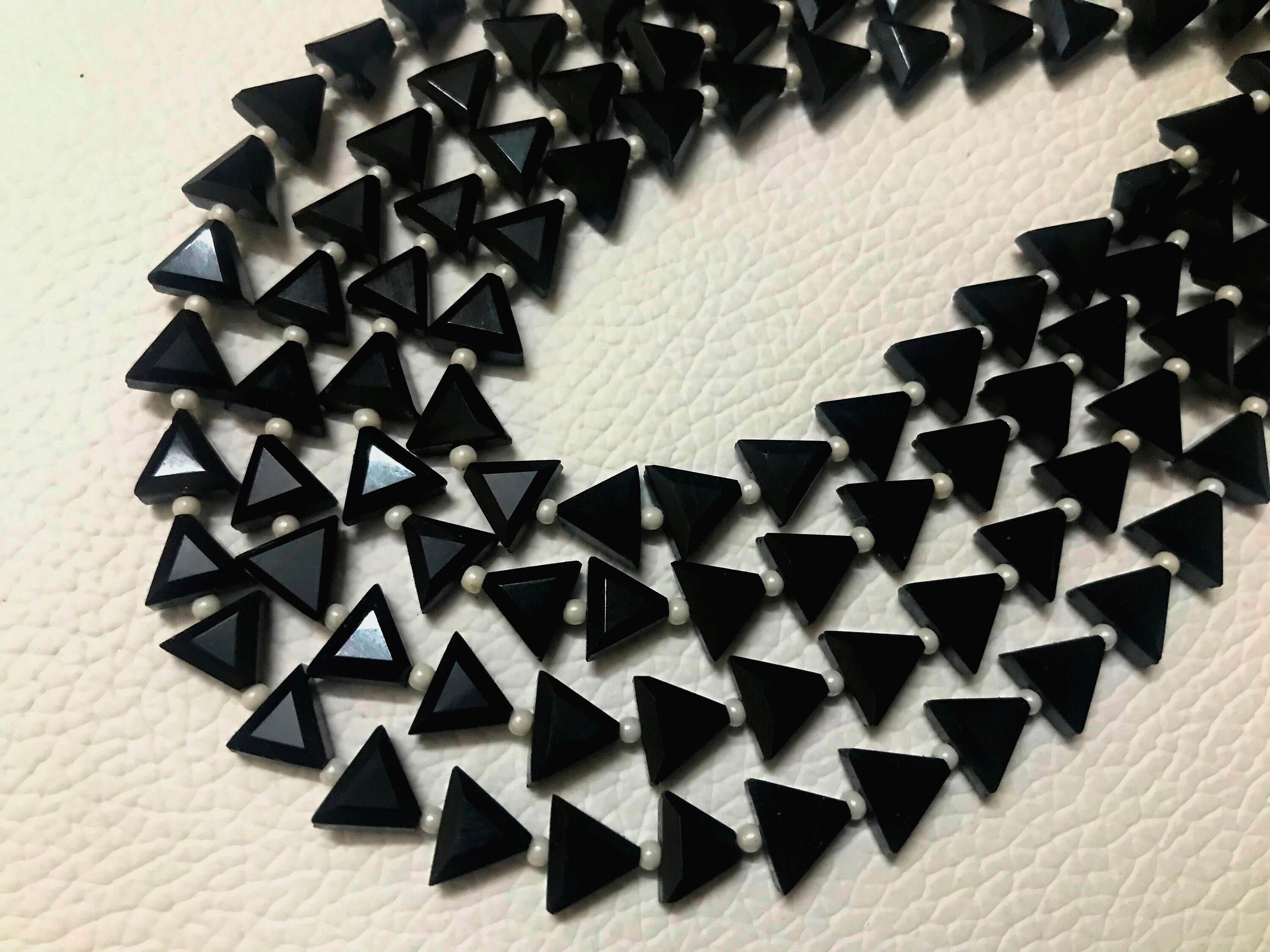 AAA Grade BLACK ONYX Step cut Faceted Triangle shape Briolette | Etsy