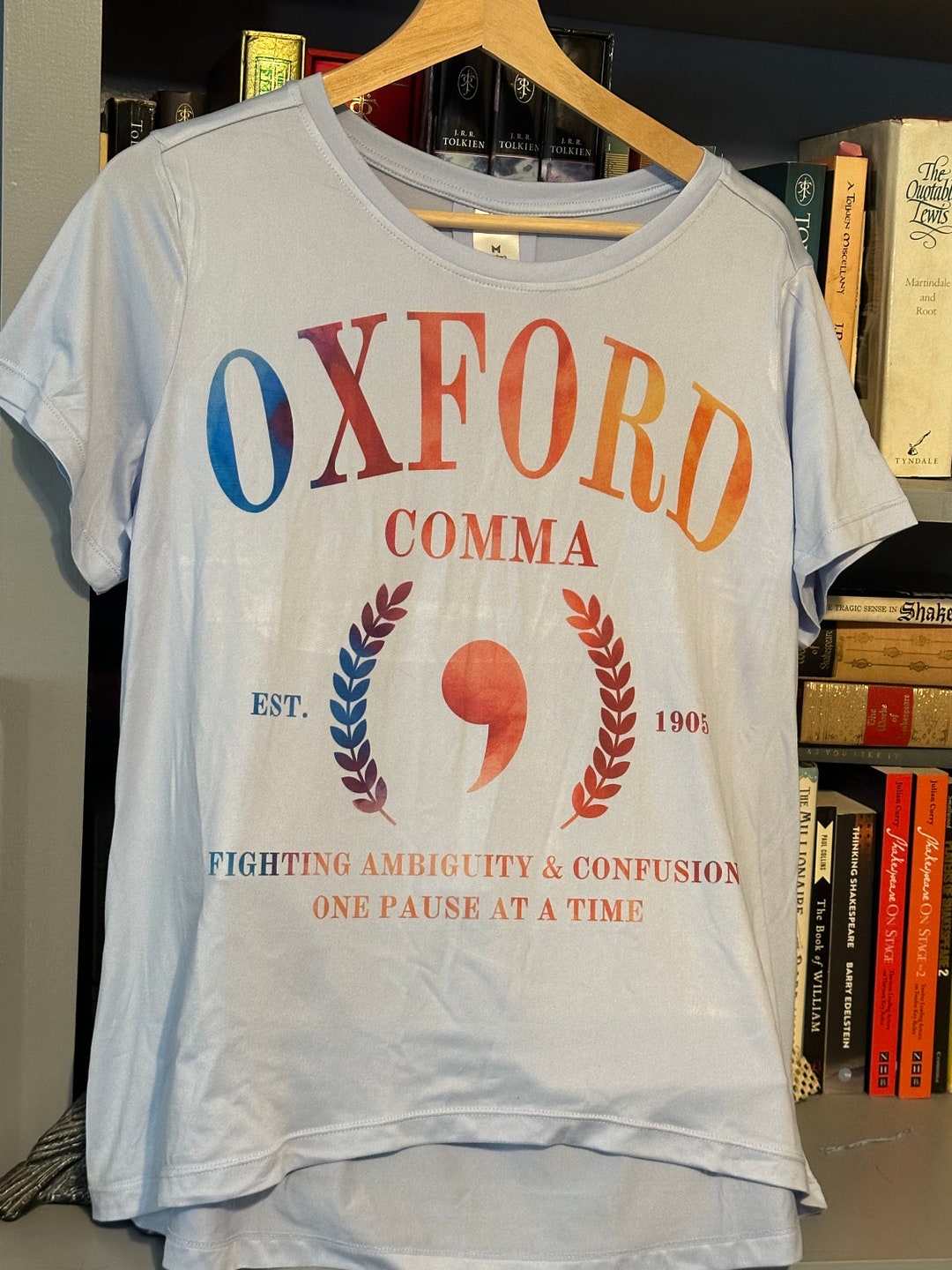 Oxford Comma Active Wear Ladies Tshirt Small - Etsy