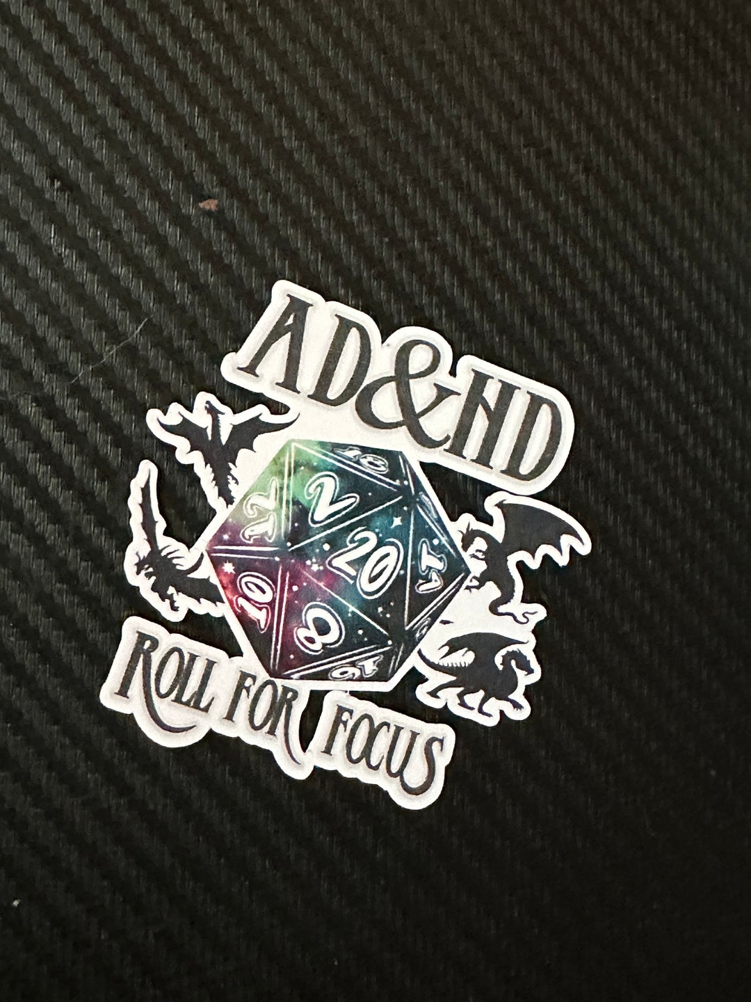 Roll for Focus ADHD Sticker - Etsy