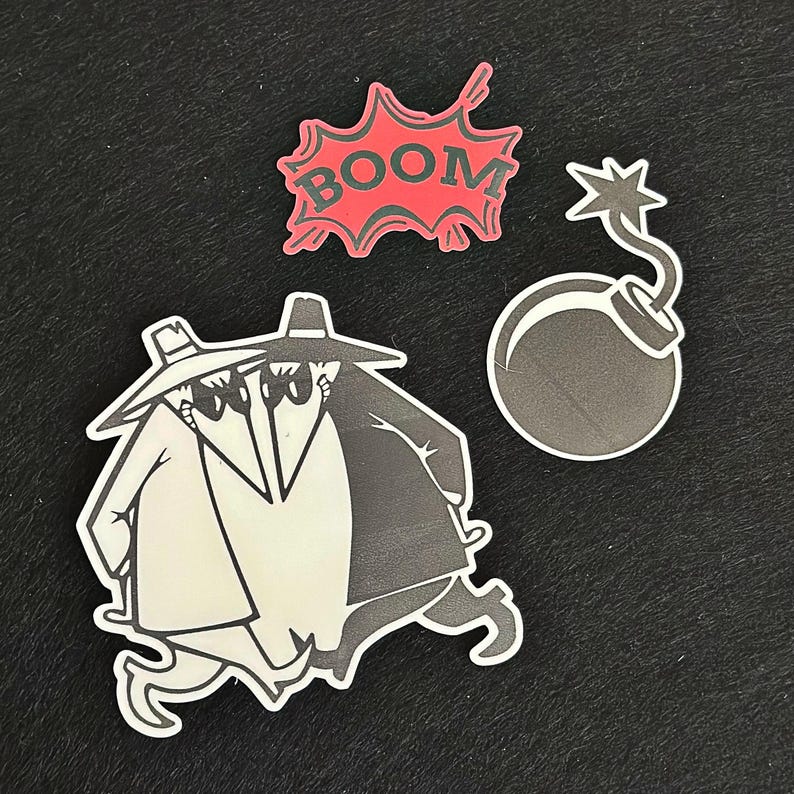 Spy Vs Spy Sticker Set - Etsy