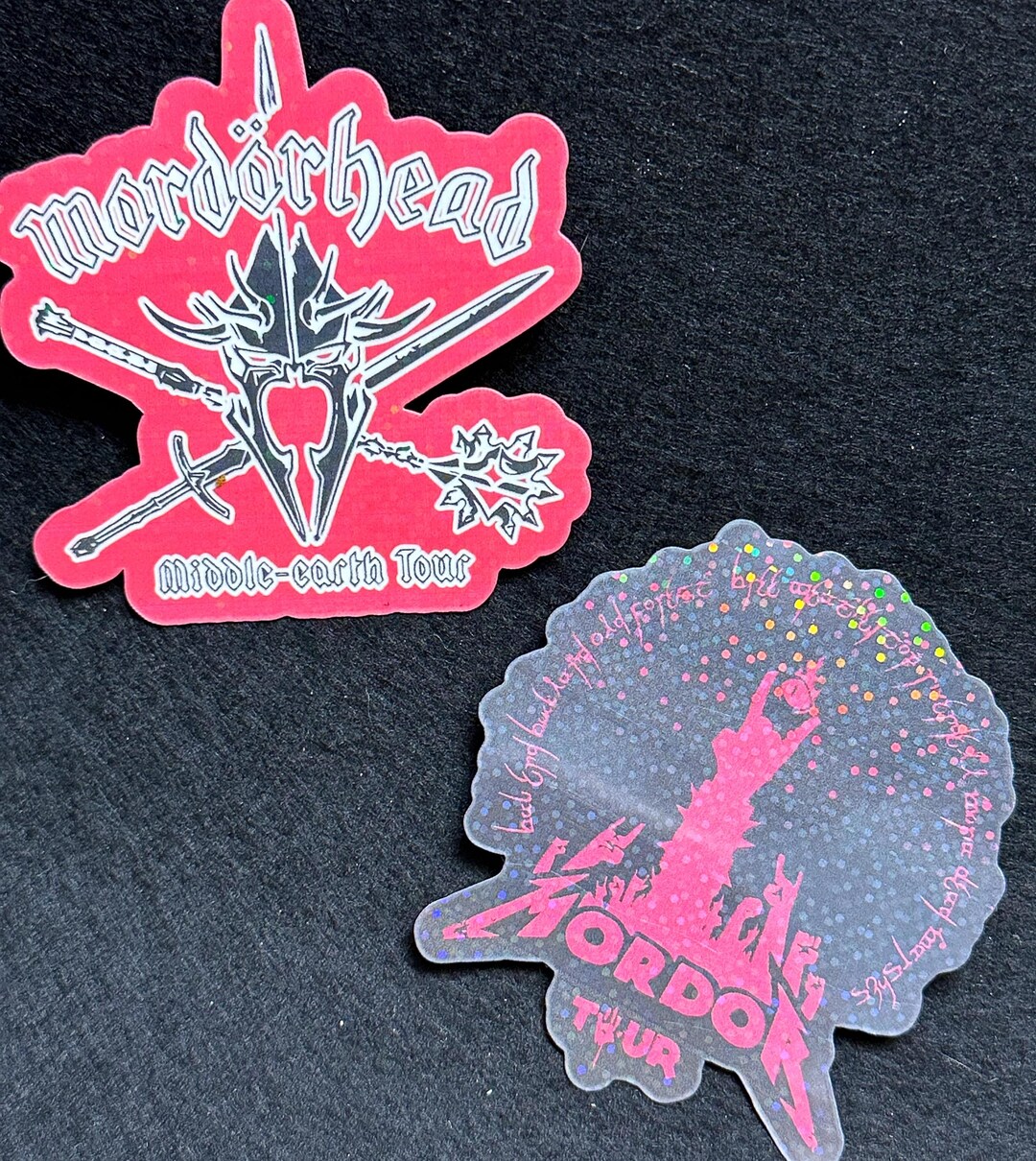 Rock Into Mordor Holographic Sticker Set - Etsy