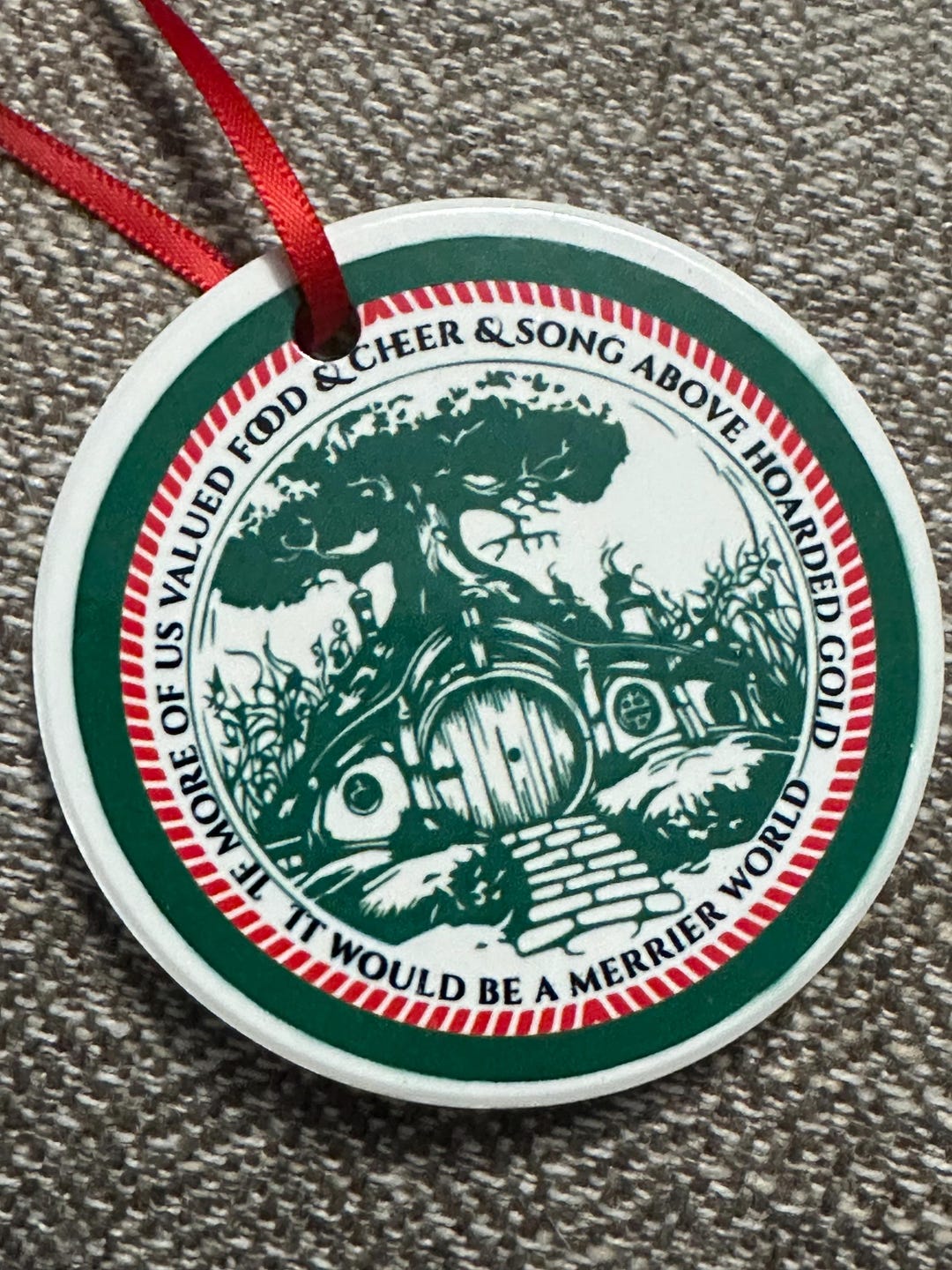 Hobbit Christmas Ornament - Etsy
