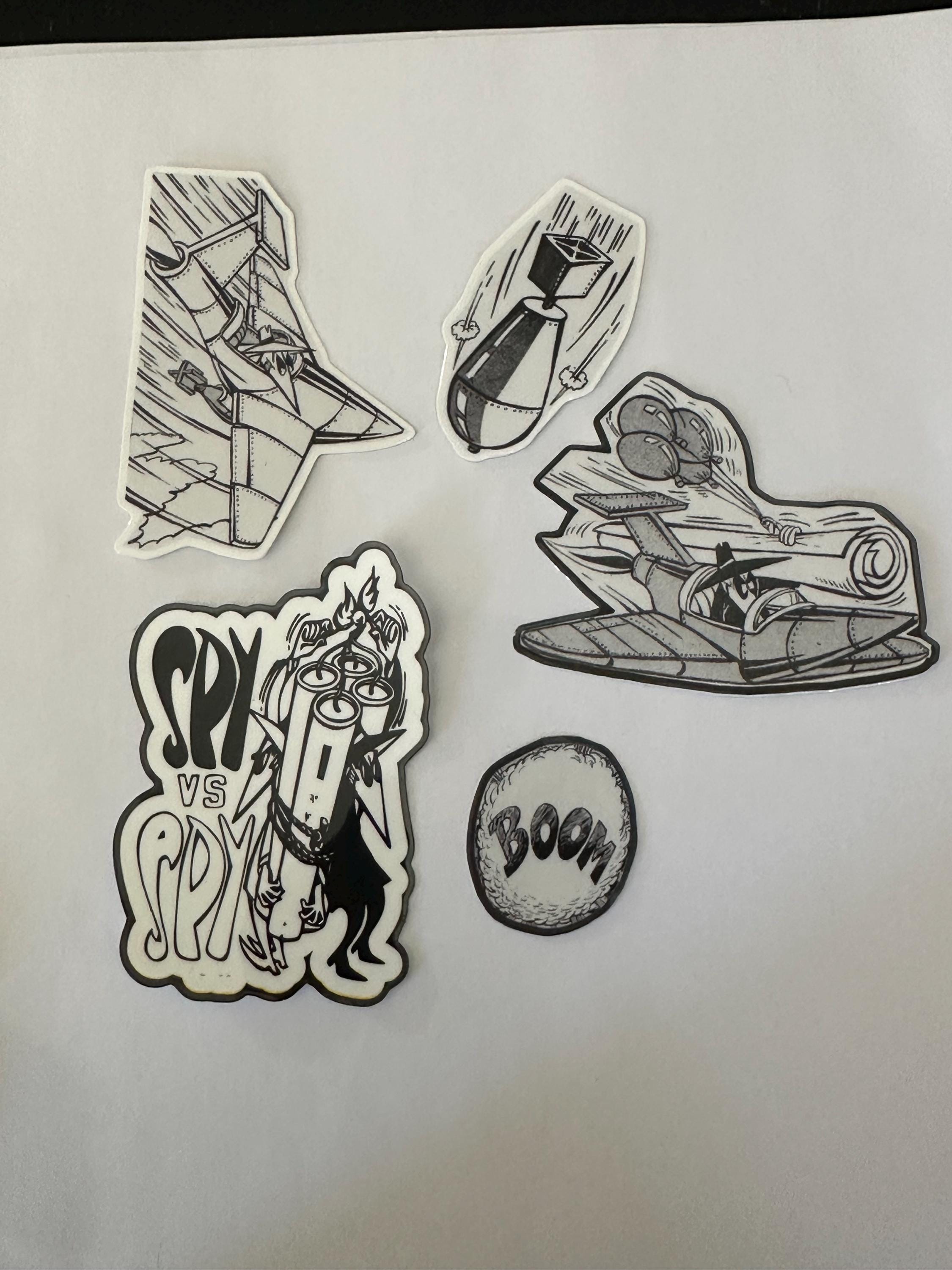 Spy Vs Spy Sticker Set #2 - Etsy