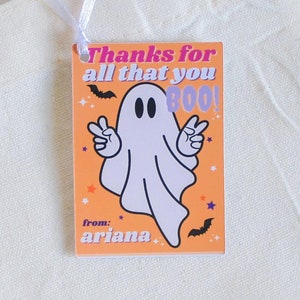 Editable Halloween Favor Tags You've Been Booed Tags Printable ...