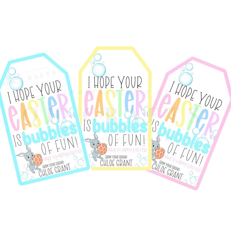 Bubble Tags - Etsy
